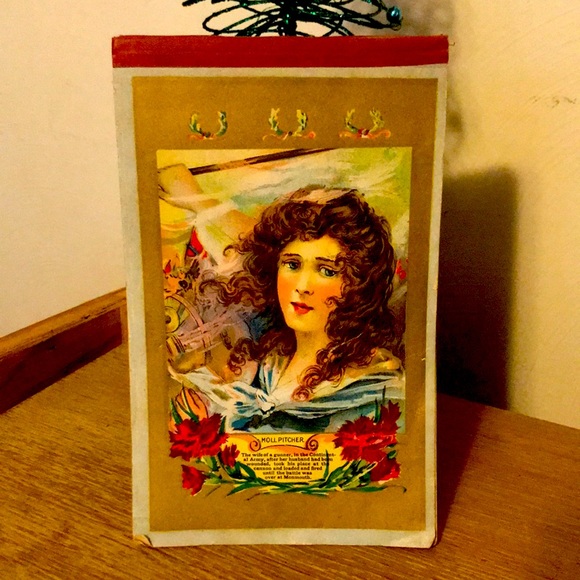 Holiday | Vintage Handmade Moll Pitcher Holly Christmas Notebook | Poshmark